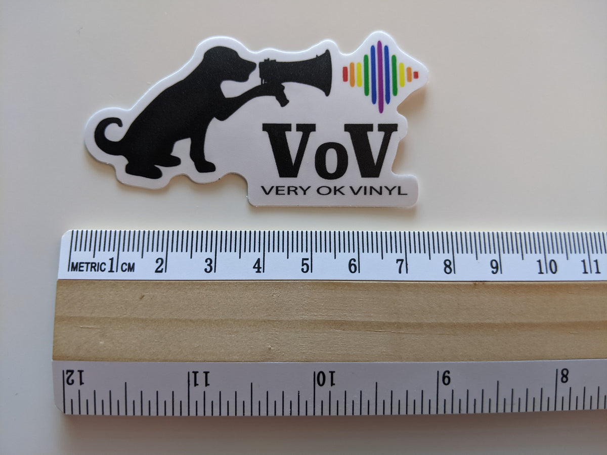 VoV Logo - Pride Sticker – Very Ok Vinyl